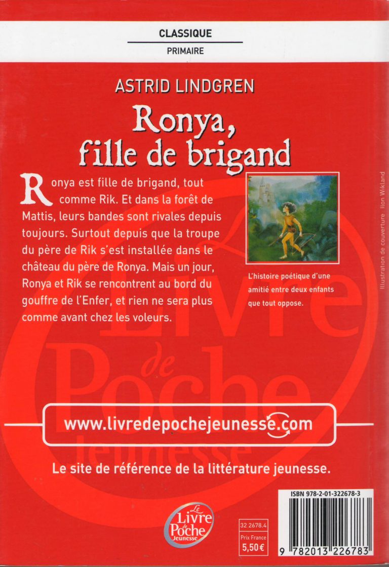 Ronya, fille de brigand | Editions du Septénaire